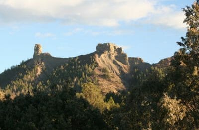 Geology of Chimney Rock National Monument in Southwest Colorado